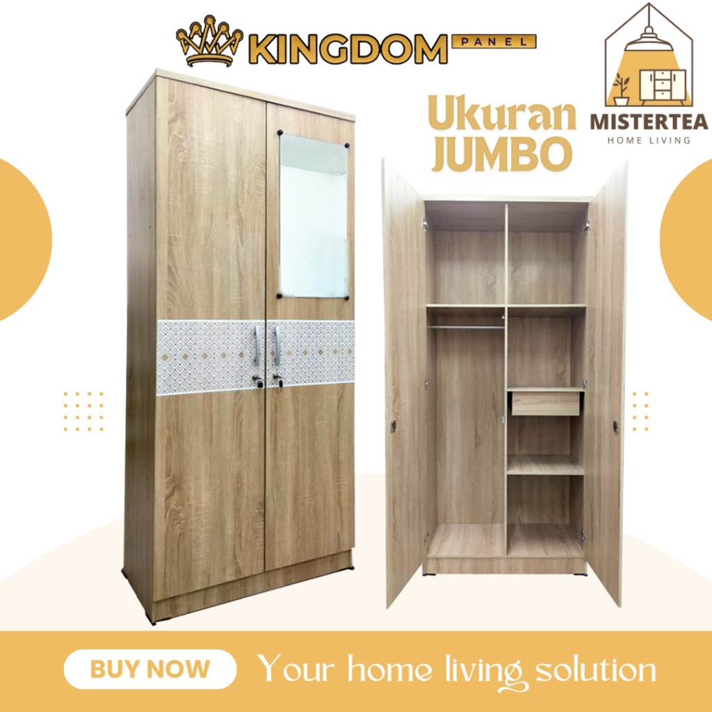 Jual [READY STOCK] KINGDOM PANEL LEMARI PAKAIAN PARTIKEL JUMBO ...