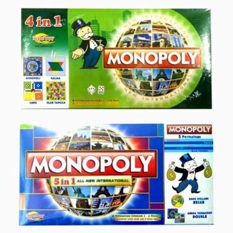 Jual Mainan Monopoly 4 in 1 Besar | Shopee Indonesia