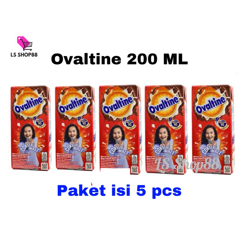 Jual Ovaltine UHT Choco Malt 200ml ( Paket isi 5 pcs) | Shopee Indonesia
