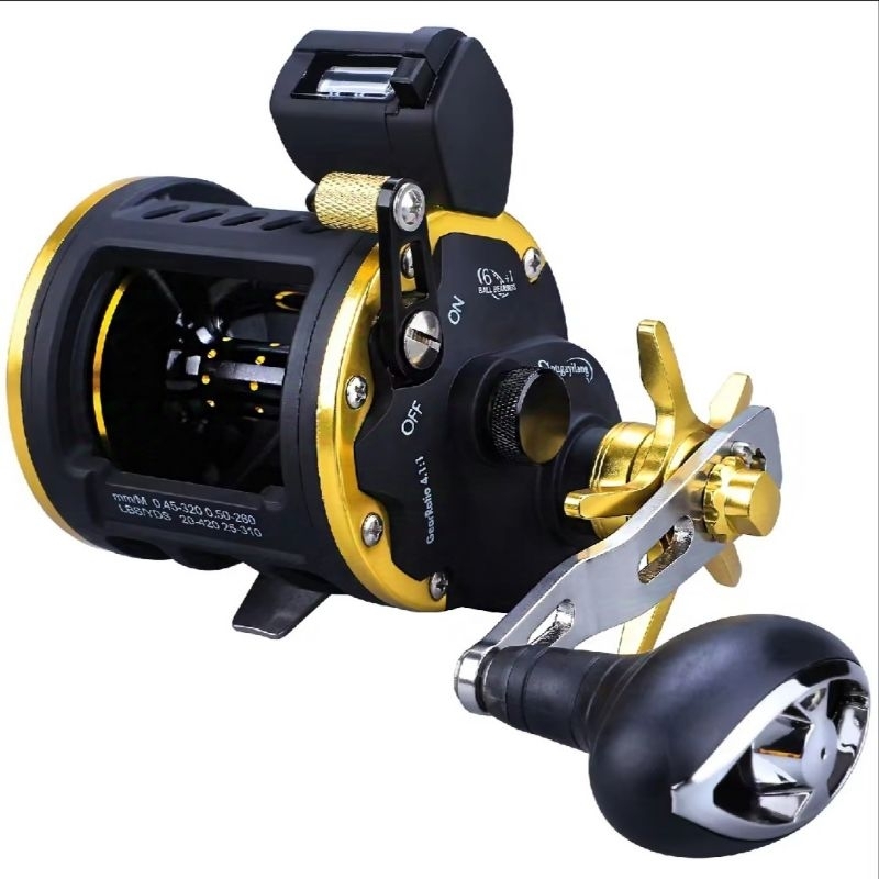 Jual reel OH Burning shark handle kiri | Shopee Indonesia