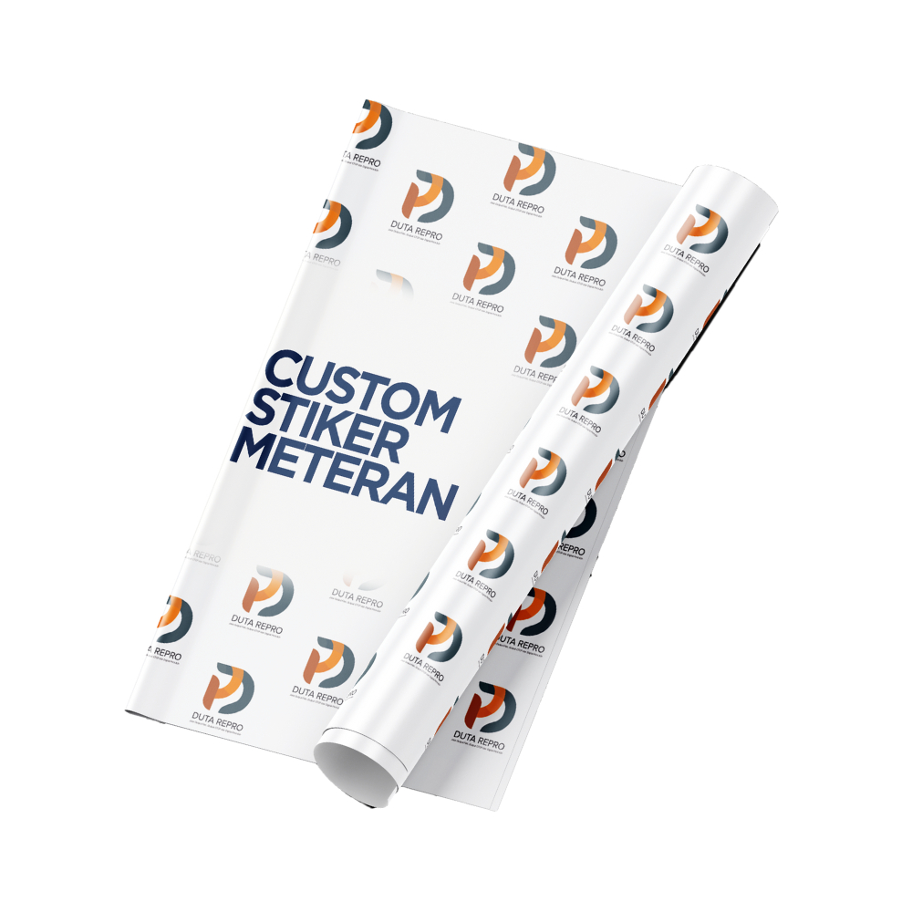 Jual Cetak Stiker Custom Meteran Indoor / Print Sticker Vinyl Meteran ...