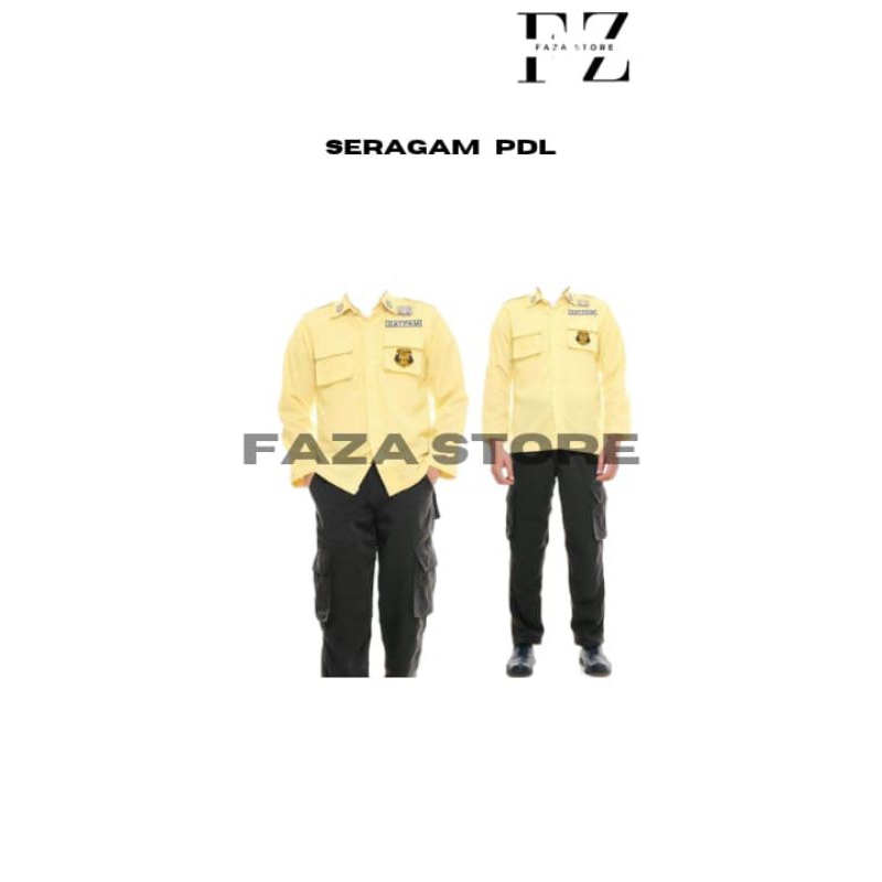 Jual Seragam pdl cream seragam pdh cream seragam satpam terbaru baju ...