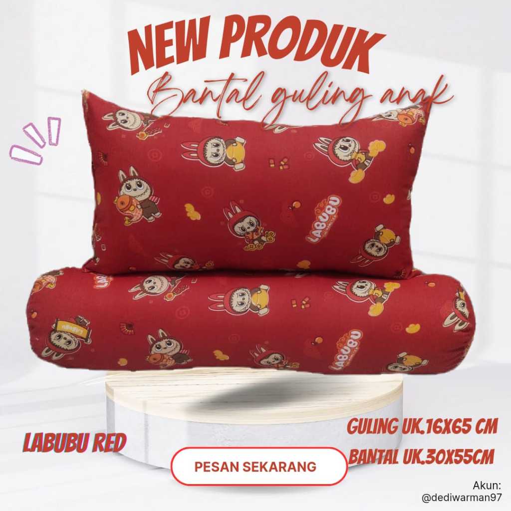 Jual VIRAL LABUBU BANTAL GULING ANAK MOTIF BARU | Shopee Indonesia