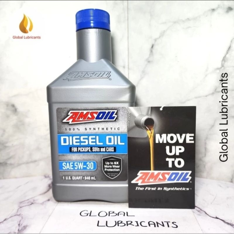 Jual AMSOIL/ AMS OIL Diesel Oil 5W-30 GM Dexos 2/ D 946mL USA (Oli ...