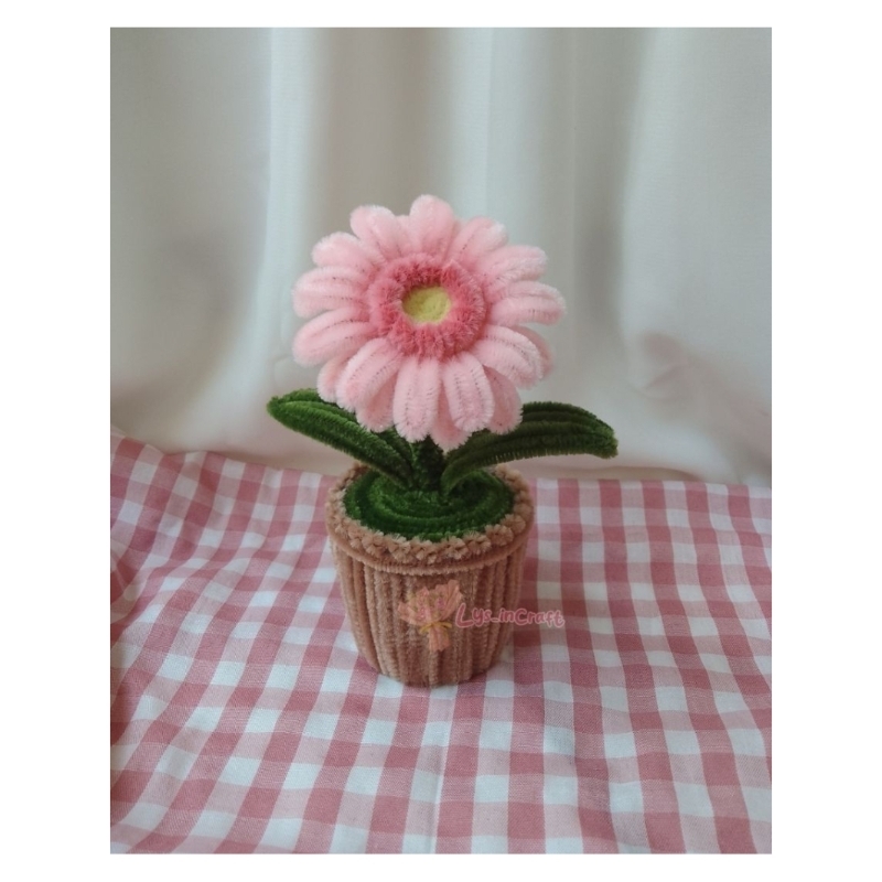 Jual [READY STOCK COD FREE MIKA ] Pot Bunga Kawat Bulu | Pot Pipe ...