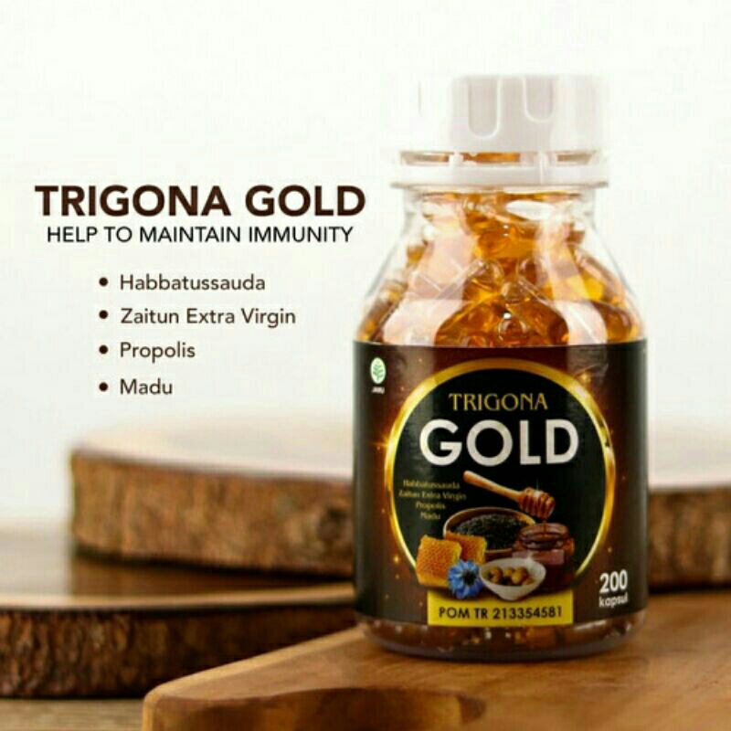 Jual Trigona Gold Habbatussauda Oil Extra Propolis Original - isi 200 ...