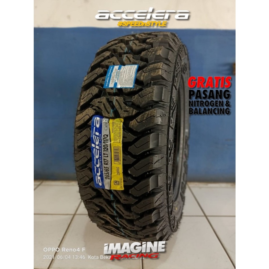 Jual Ban mobil kembang kasar ukuran 265 65 R17 merek accelera m/t-01 ...