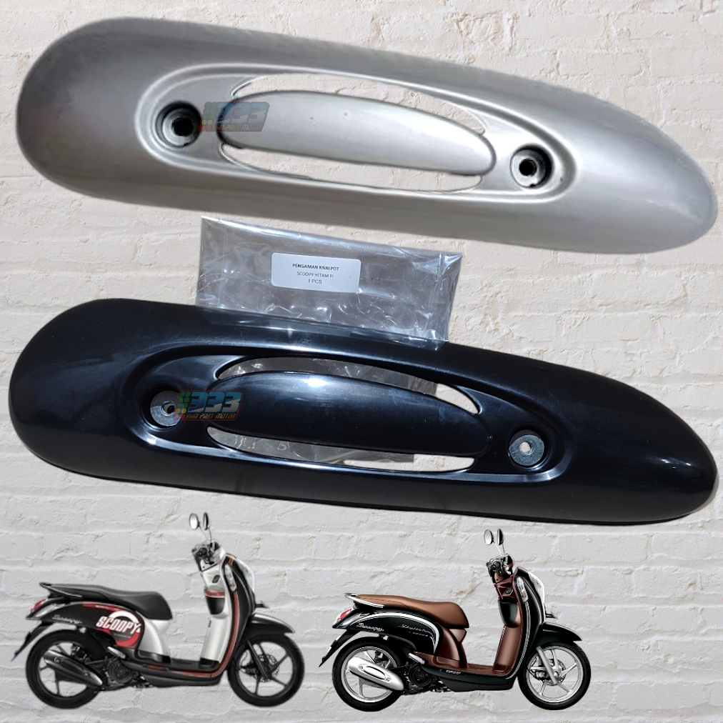 Jual tutup knalpot cover knalpot scoopy fi lama k16 2013 2014 2015 2016 ...