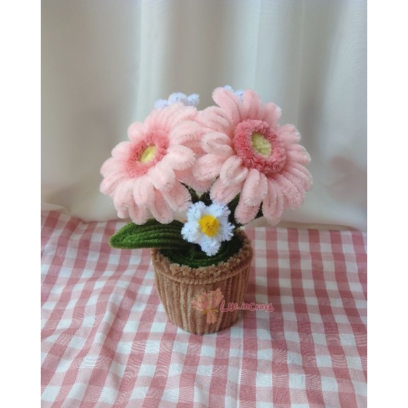 Jual [READY STOCK COD FREE MIKA ] Pot Bunga Pipe Cleaner | Pot Bunga ...