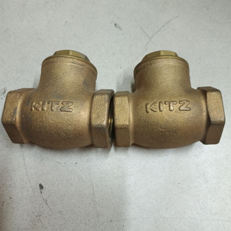 Jual Check Valve Kuningan KITZ 1 1/2" Inch Drat Class 125 / Swing check ...