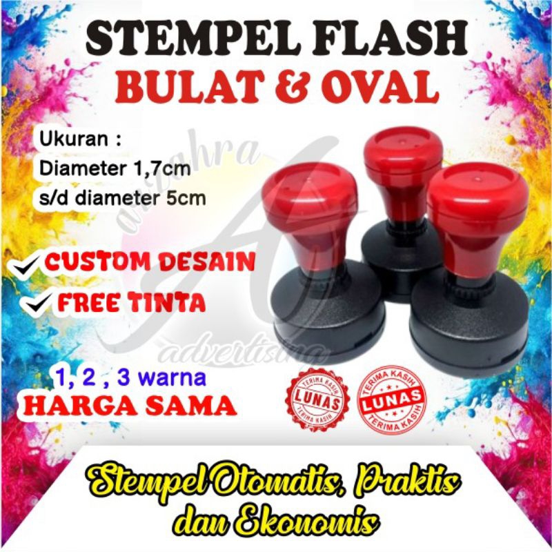 Jual stempel flash, stempel praktis,stempel otomatis, stempel BULAT dan OVAL,logo,perusahaan ...