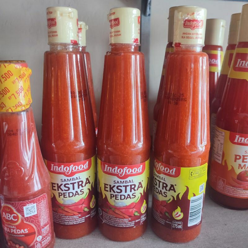 Jual saos sambal extra pedas Indofood 275ml/Indofood extra pedas ...