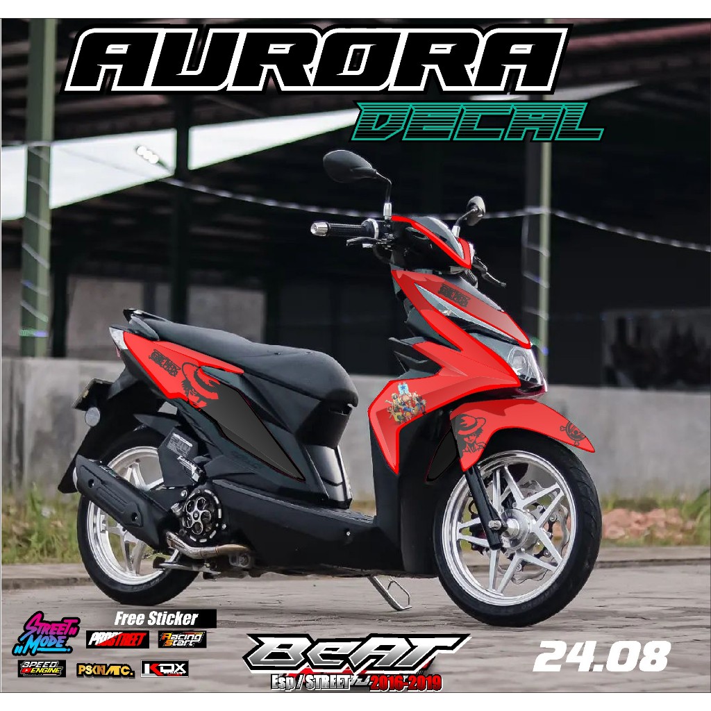 Jual COD TERBARU Decal Stiker DECAL BEAT ESP BEAT STREET TAHUN 2017 ...