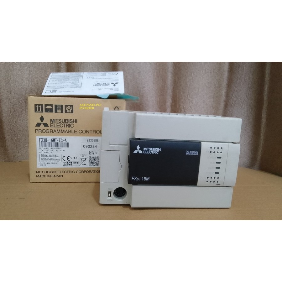 Jual FX3U-16MT/ES-A FX3U 16MT ES A PLC Mitsubishi FX series FX3U16MT | Shopee Indonesia