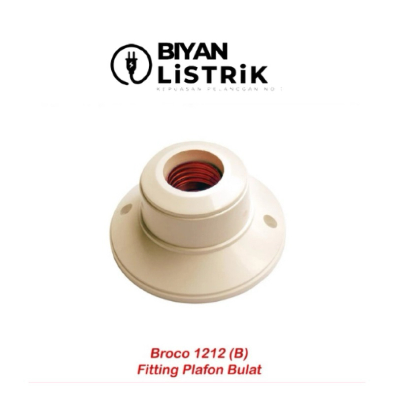 Jual Broco Fiting Plafon Bulat | Broco 1212 | Shopee Indonesia