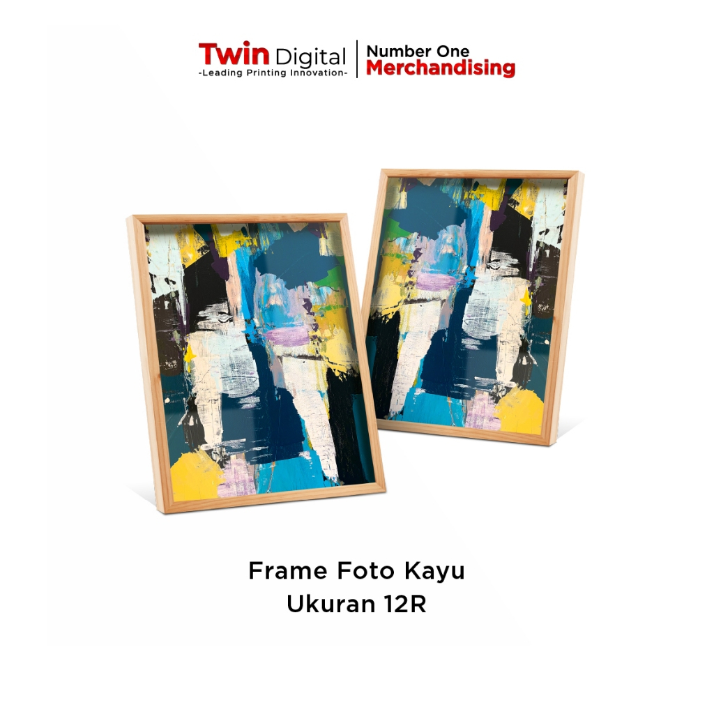 Jual Twindigital Frame Photo Kayu 12R Hiasan Pajangan Dinding - Pigura ...