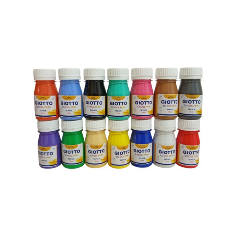 Jual GIOTTO CAT AIR KEMASAN BOTOL 50ml SCHOOL PAINT CAT LUKIS ANAK-ANAK ...