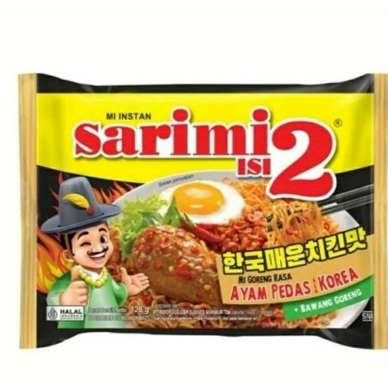 Jual Sarimi Isi 2 Mi Goreng Rasa Ayam Pedas Korea | Shopee Indonesia