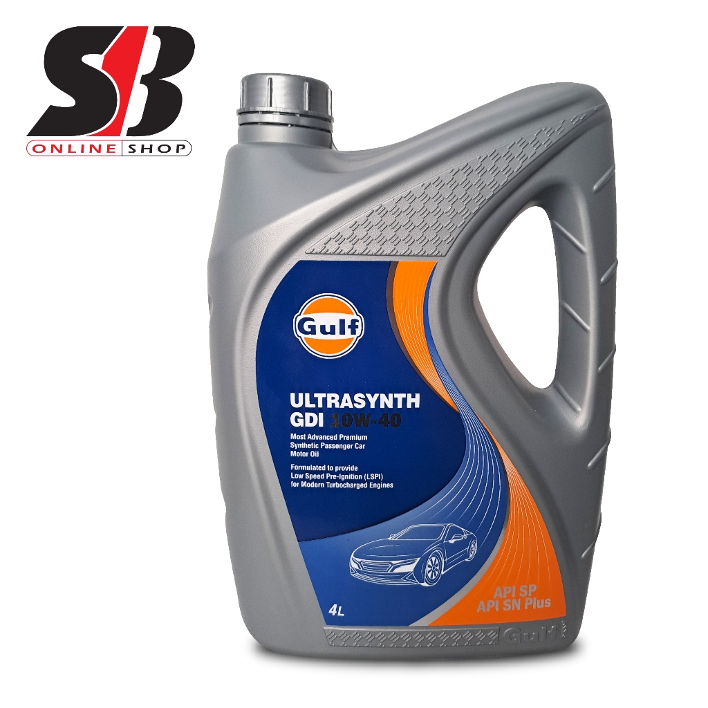 Jual GULF - ULTRASYNTH GDI 10W-40 4 LITER - Oli Mobil Bensin | Shopee ...