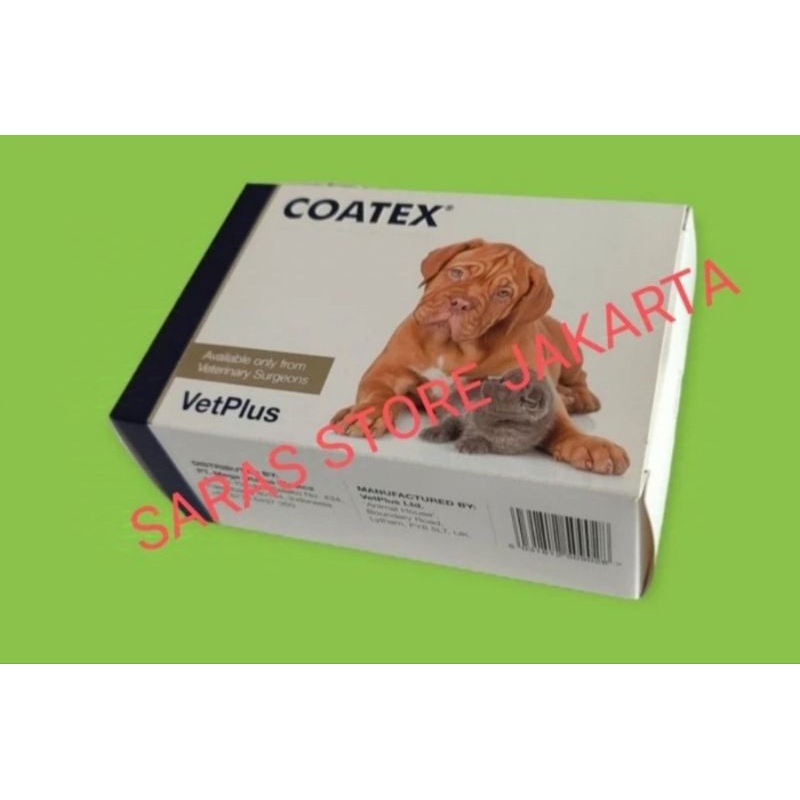 Jual COATEX EFA CAPS VetPlus UNTUK KUCING DAN ANJING - Per Pak (60 Tab ...