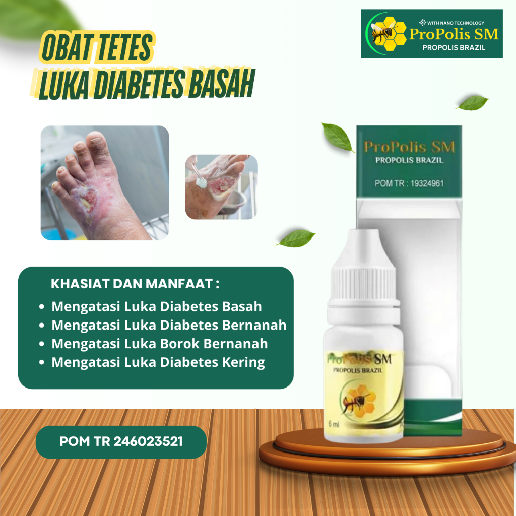 Jual Obat Tetes Luka Diabetes, Luka Diabetes Basah, Luka Diabetes ...