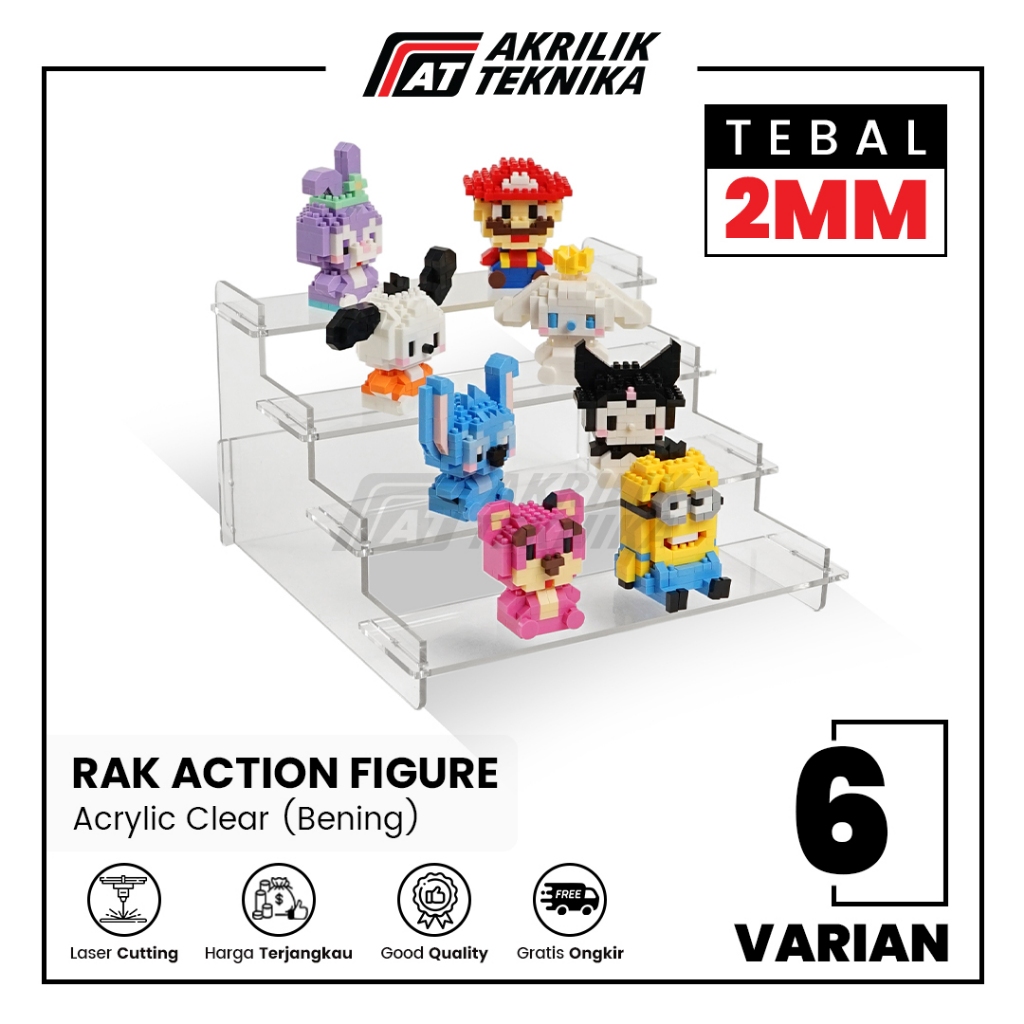 Jual Stand Display Mainan Rak Action Figure / Diecast Akrilik Susun ...