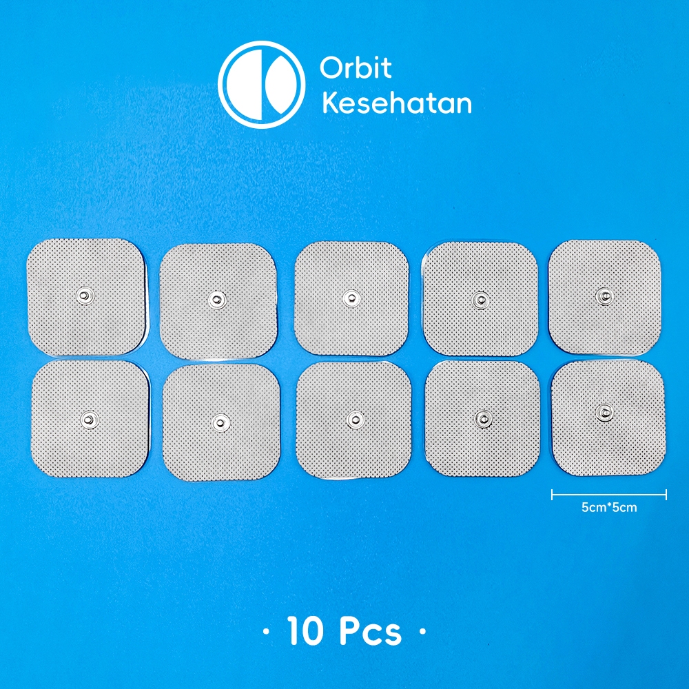 Jual 10 Pcs Electrode Tens Pads Pack new for tens therapy body massager ...