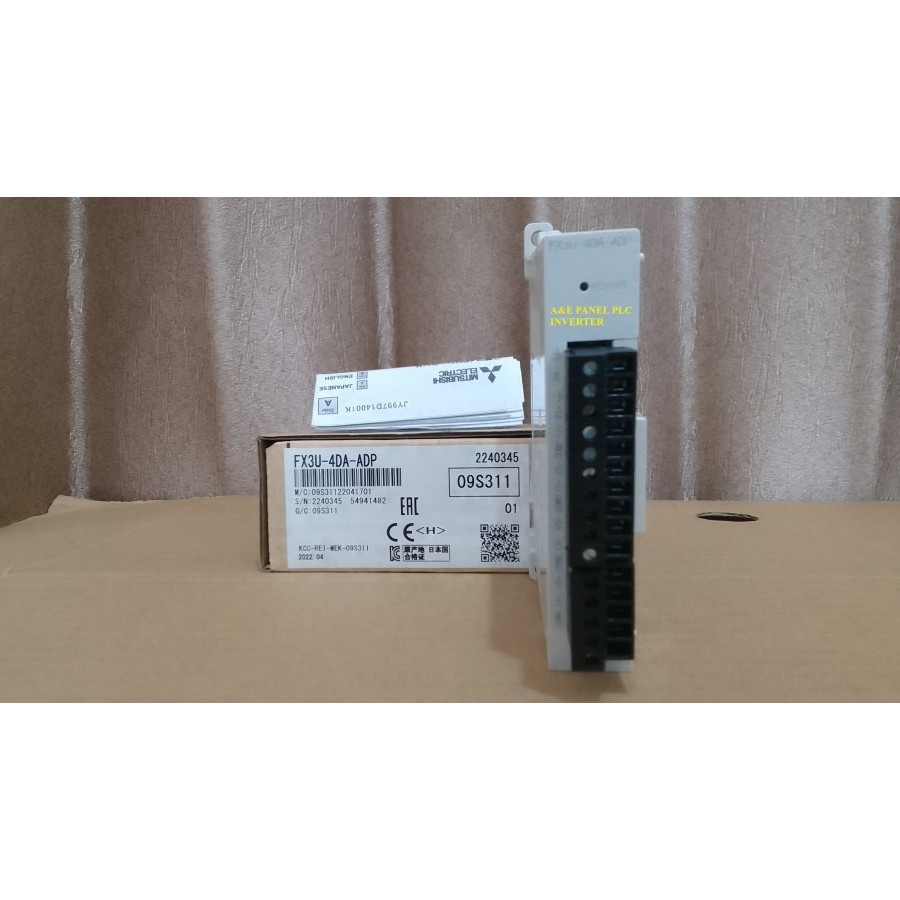 Jual FX3U-4DA-ADP PLC Mitsubishi FX3U 4DA ADP original analog output ...
