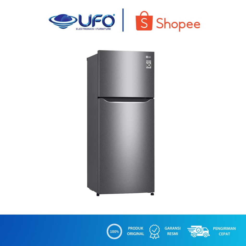Jual LG KULKAS 2 PINTU LG INVERTER 220 LITER GNB222SQIB | Shopee Indonesia