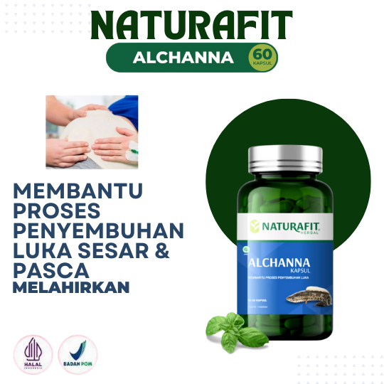 Jual Naturafit Alchanna - Kapsul Herbal Ikan Kutuk untuk Lancarkan ASI dan Percepat Pemulihan ...