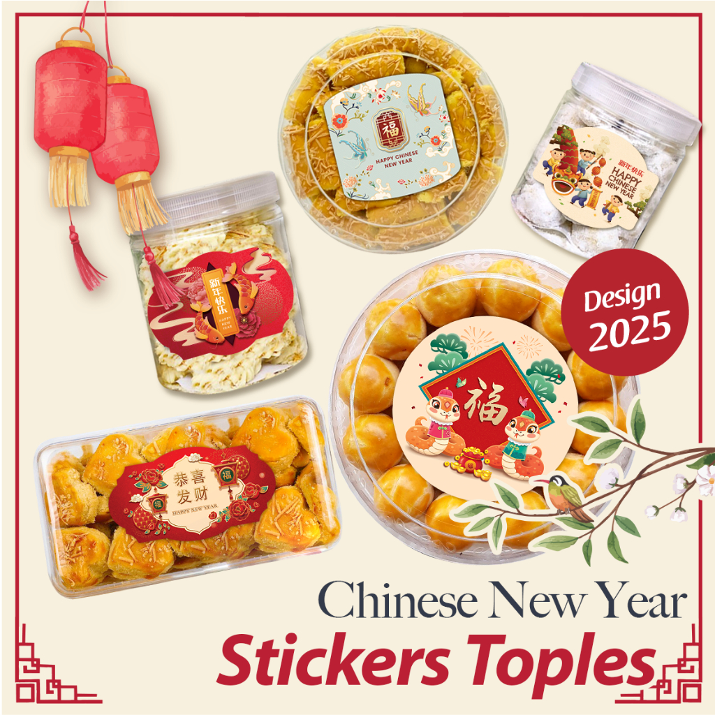 Jual Sticker Toples Imlek/ Sticker Toples Chinese New Year/ Sticker ...