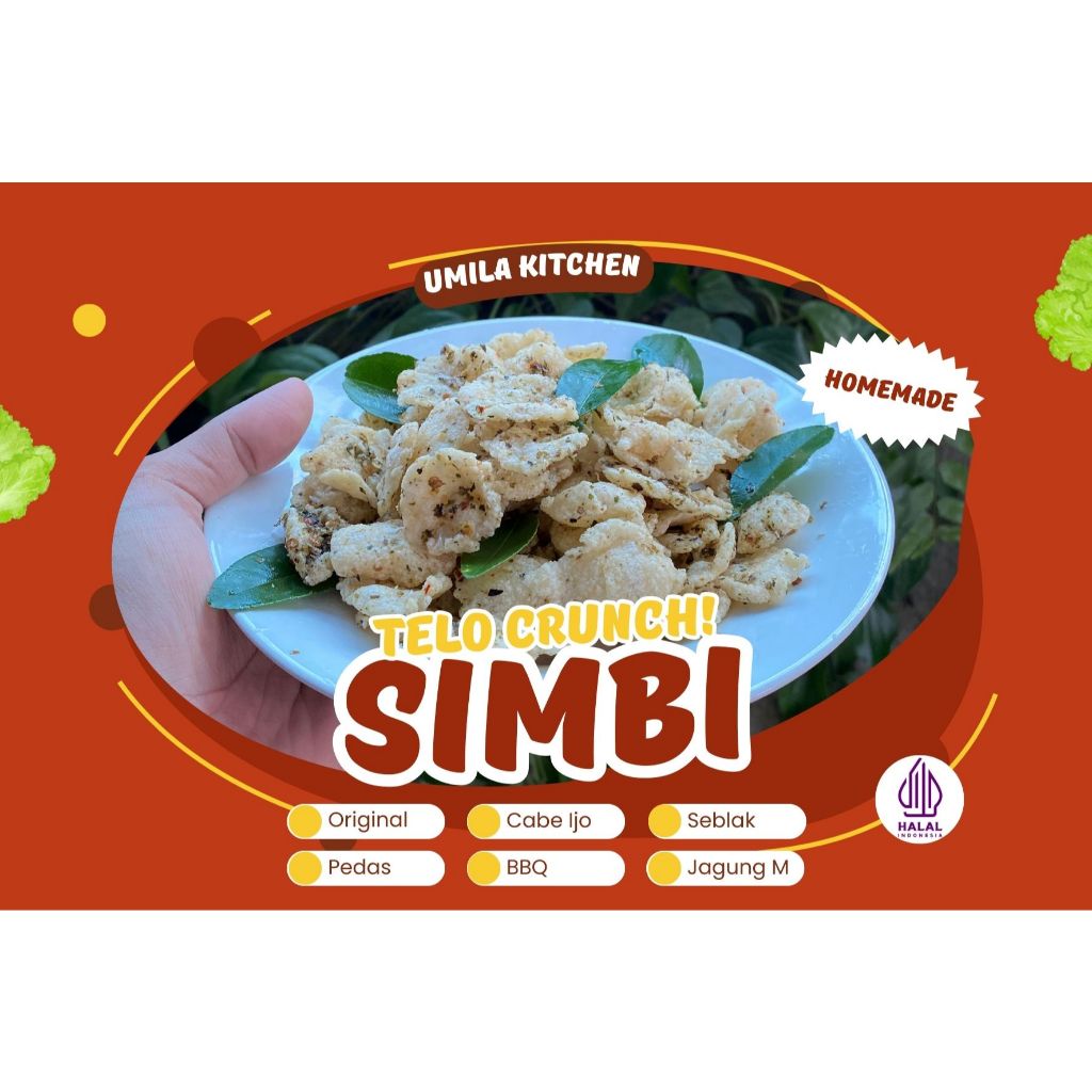 Jual (SIMBI Cabe Ijo) Telo Crunch perpaduan dari “rempah” dan “singkong ...