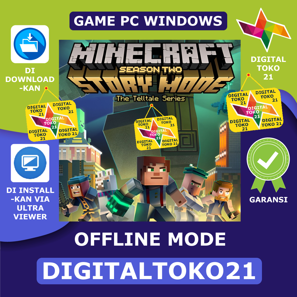 Jual [Diinstallkan] Minecraft Story Mode Season Two + ALL DLC Full Version Game Windows Full ...