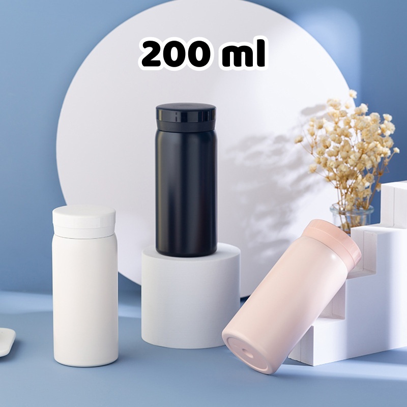 Jual TUMBLER TERMOS POCKET 200ML TAHAN COOL & HOT MINI /BOTOL MINUM ...