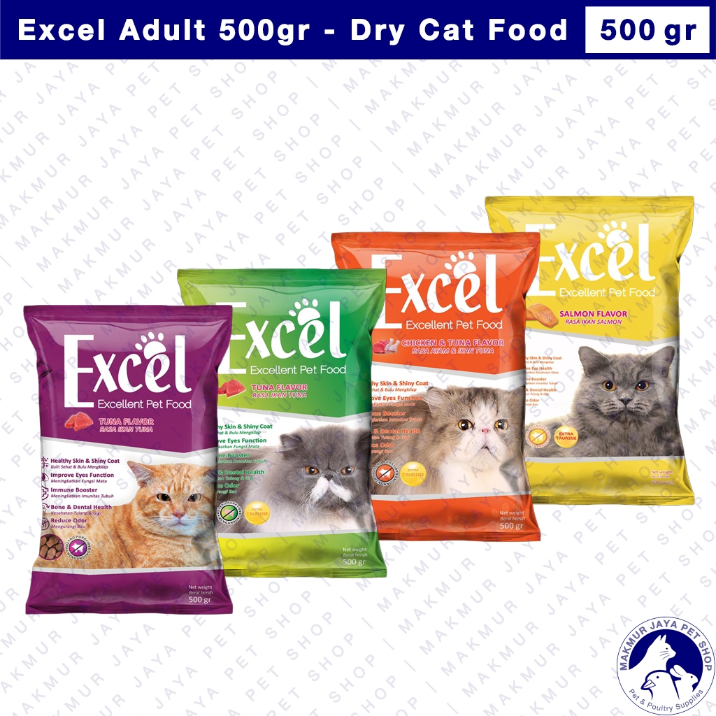Jual Excel Cat Food Tuna 500 gr / Makanan Kucing 500gr / 500 gram ...