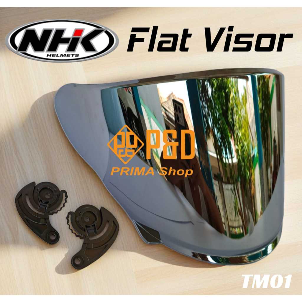 Jual Kaca Helm NHK R6, Flat Visor nhk r6 Clear, Smoke, Iridium | Shopee ...