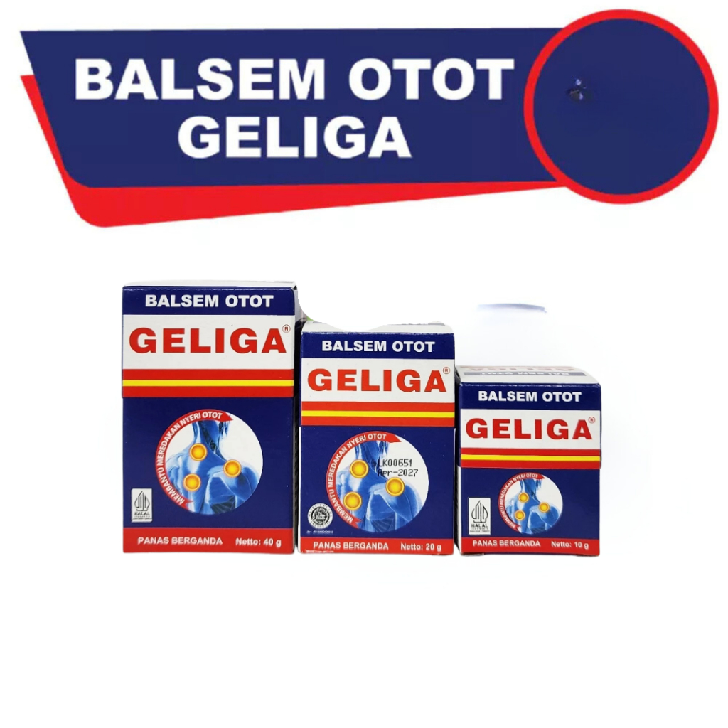 Jual MFI - CAP LANG Balsem Otot Geliga Series | Netto 40 g, 20 g, & 10 ...