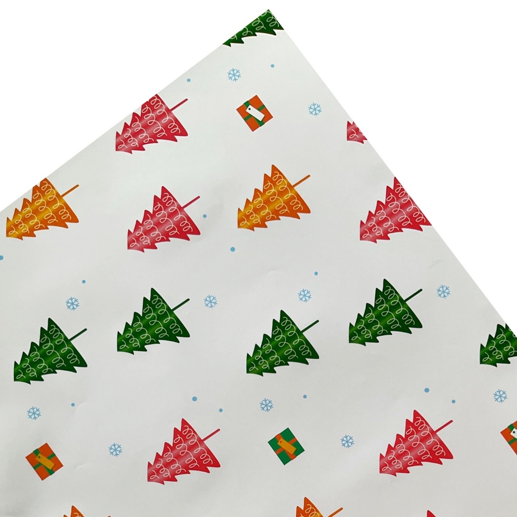 Jual Scoop Kertas Kado Natal Putih Cemara 70270300 | Shopee Indonesia