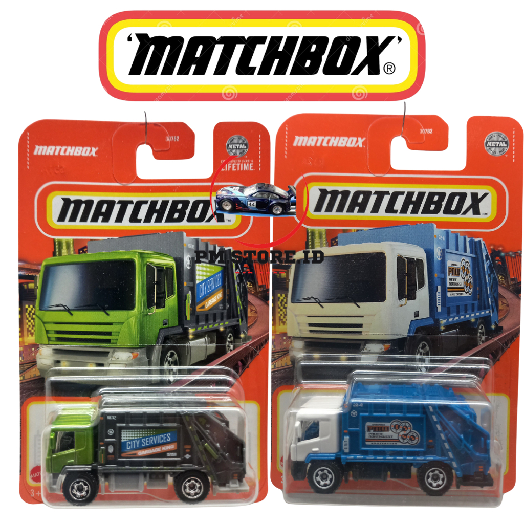Jual matchbox garbage king truck sampah | Shopee Indonesia