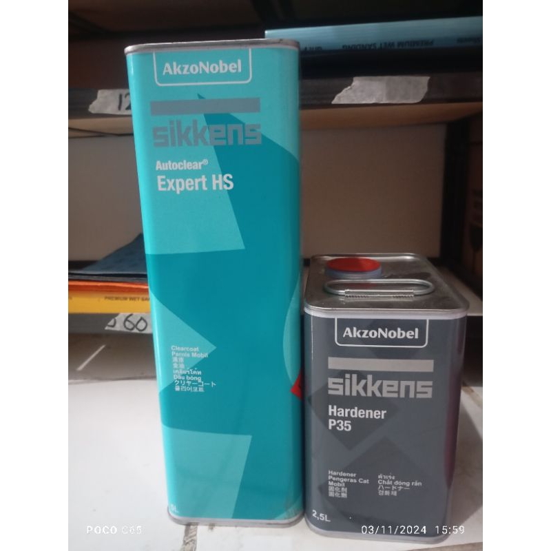 Jual CLEAR COAT SIKKENS HS ECERAN 200ML HARDENER P35 100ML | Shopee ...