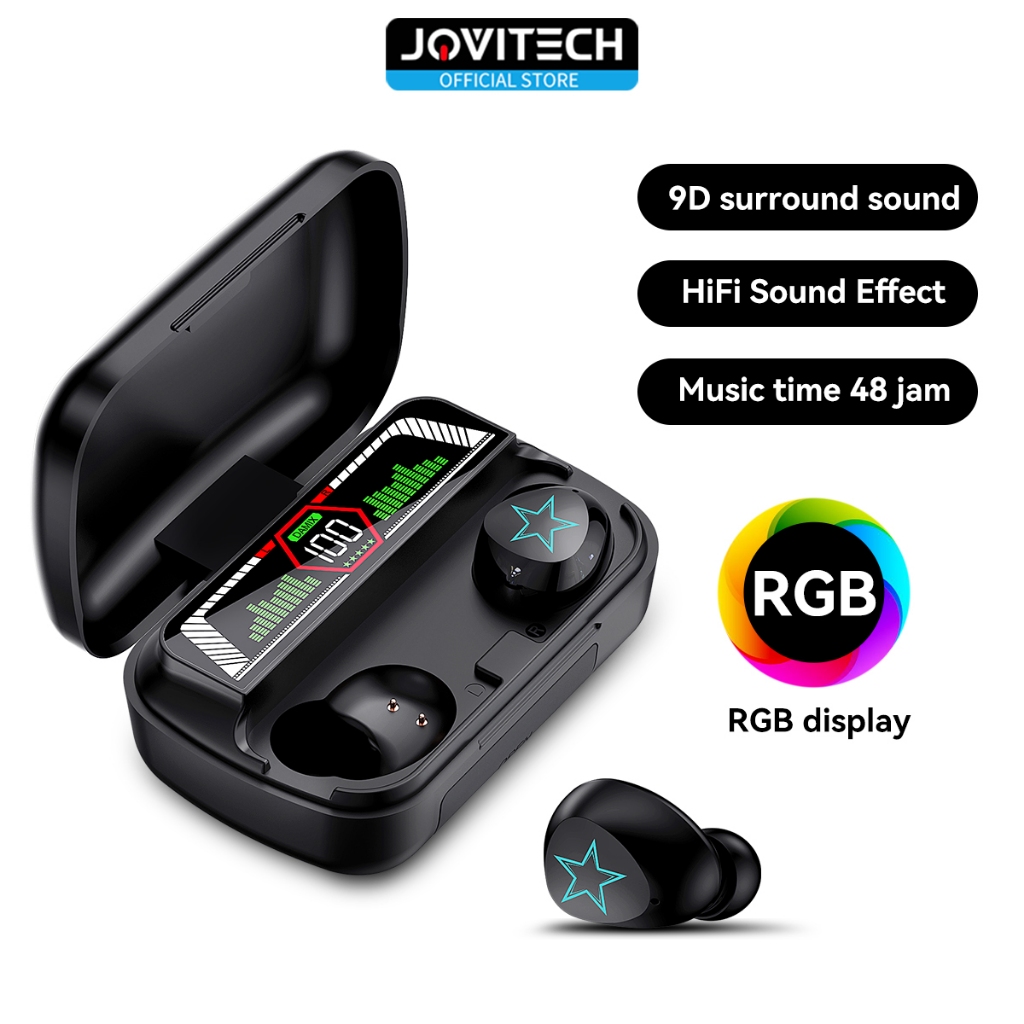 Jual Jovitech EP31 (M18) TWS Headphone Wireless Bluetooth 5.3 In Ear ...