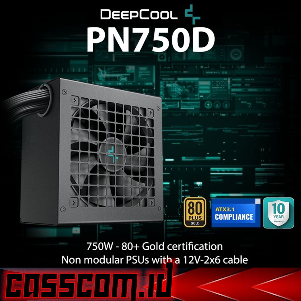 Jual Deepcool Power Supply PN750D 750W 80 PLUS GOLD Native ATX3.1 PSU 80+ 750 Watt | Shopee ...