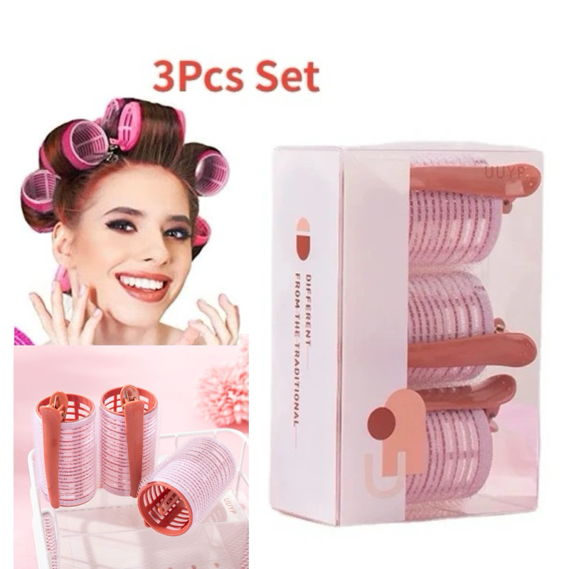 Jual FREE JEPIT !!! ROLL RAMBUT TEMPEL / HAIR CURLER | Shopee Indonesia
