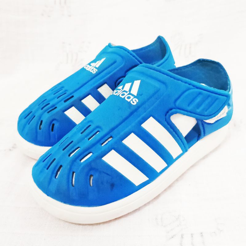 Jual Sendal Sepatu Anak Adidas Water warna biru | Shopee Indonesia