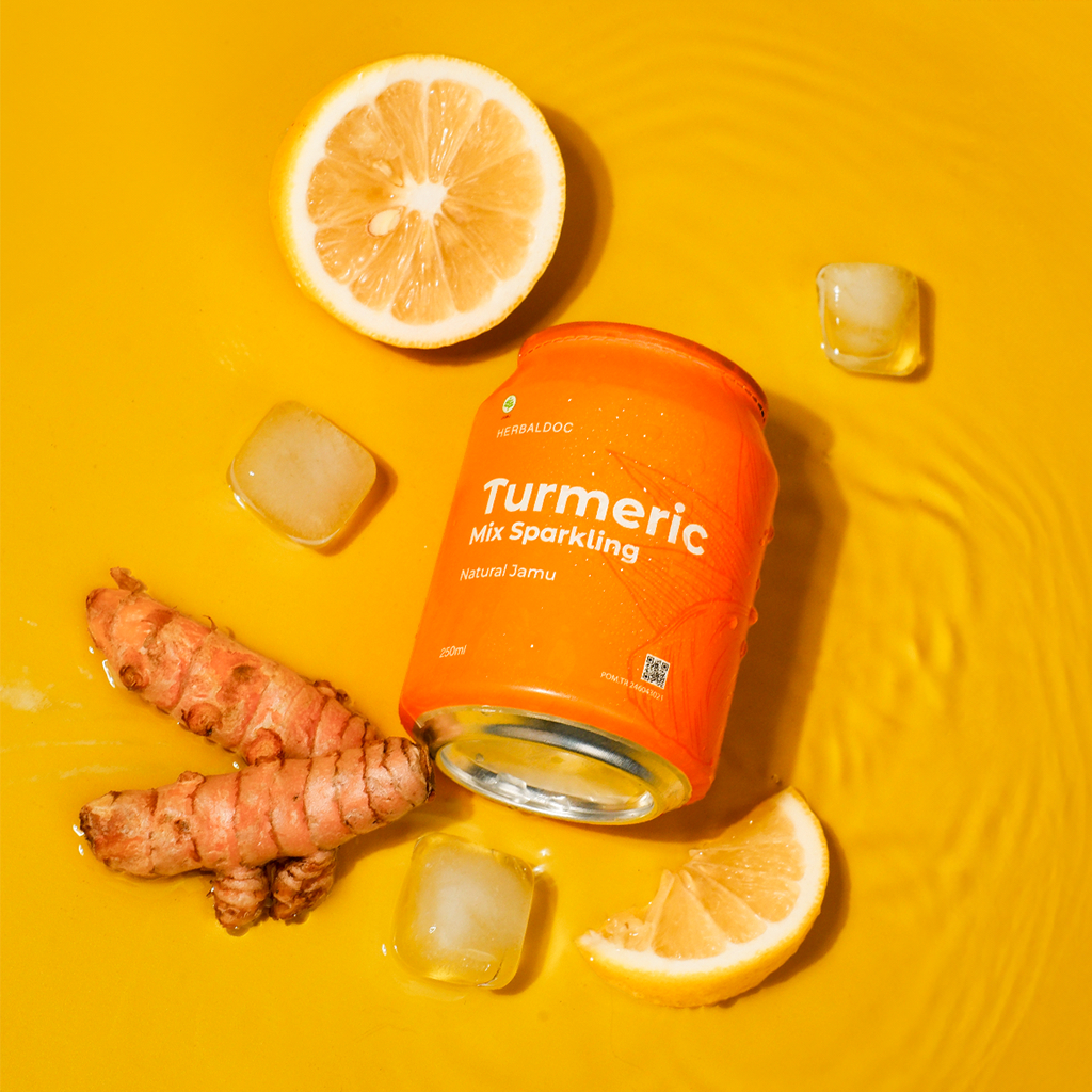 Jual Turmeric Mix Sparkling Herbaldoc Soda Soft Drink Kaleng Can ...