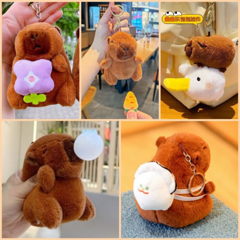 Jual (Import BKK) Gantungan Tas Ganci Boneka Capybara Capibara ...