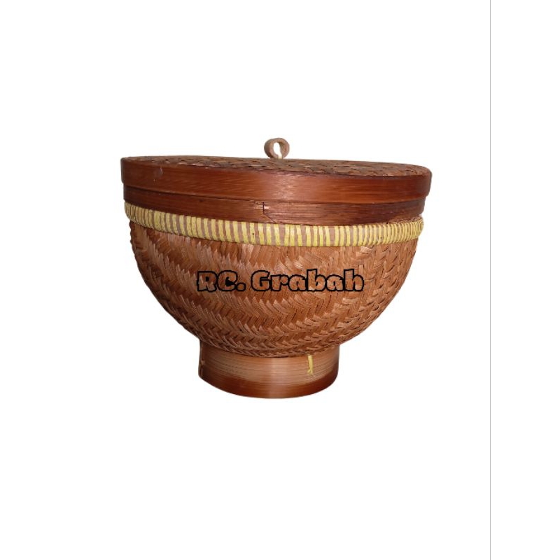 Jual cething bambu/ bakul nasi jadul/ bakul nasi bambu/ bakul nasi ...