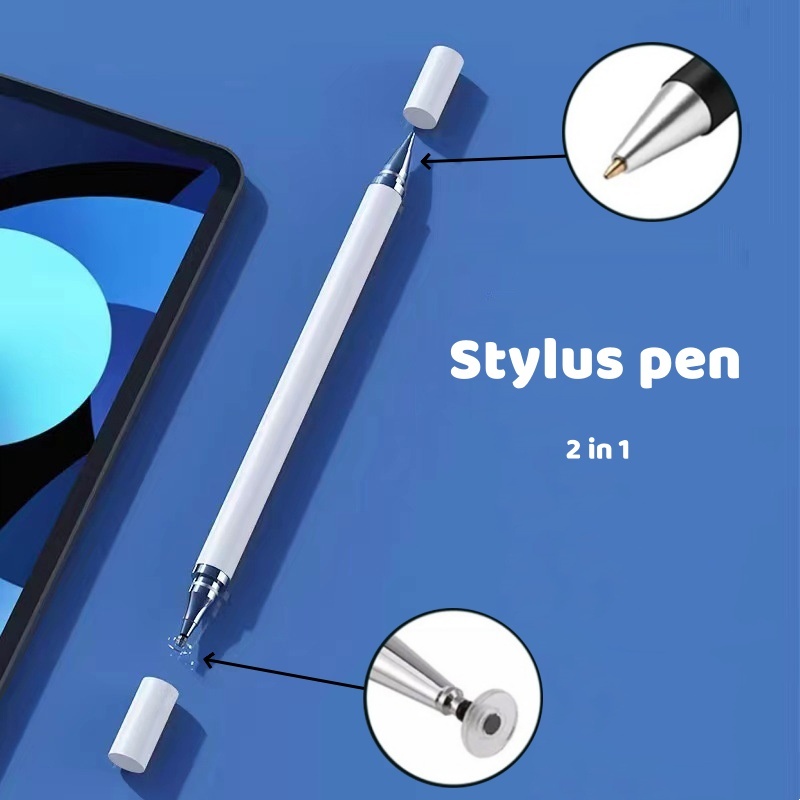 Jual 2 In 1 Stylus Pen Universal Utk Ponsel Ipad Handphone Android ...