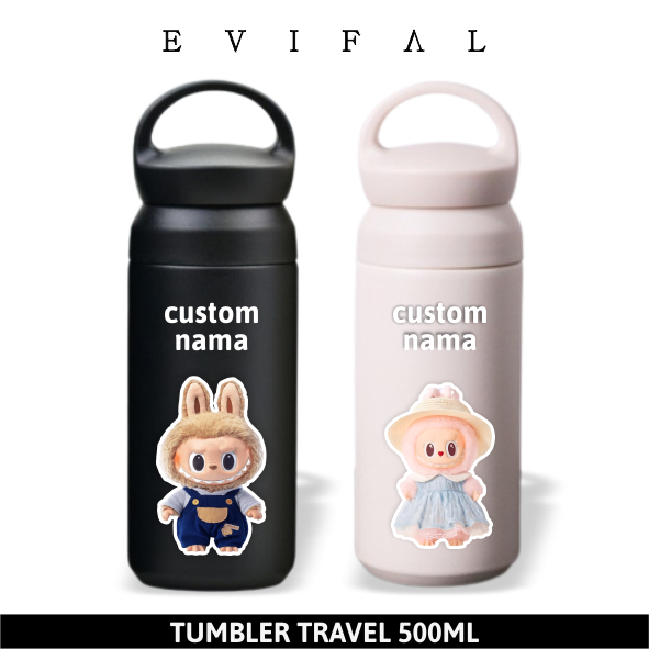 Jual TUMBLER HOOK TRAVEL CUSTOM NAMA CUTE LABUBU HADIAH BOTOL MINUM ...