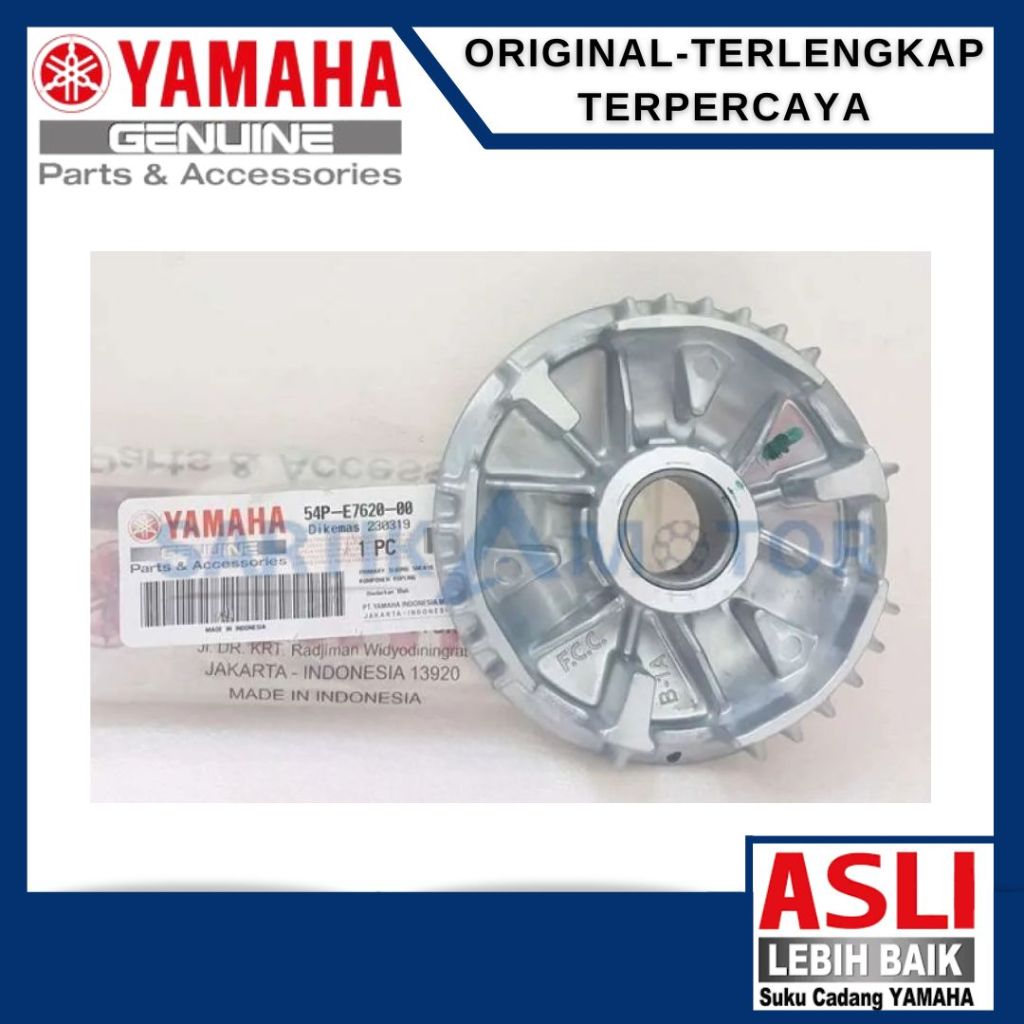 Jual PRIMARY SLIDING SHEAVE COMP. (54P1) RUMAH ROLLER MIO J ORIGINAL YAMAHA (54P-E7620-00 ...